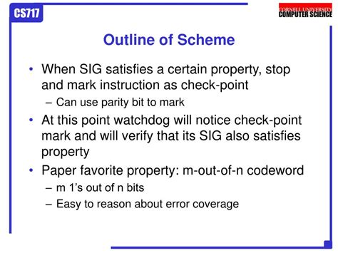 Ppt Detection Of Control Flow Errors Survey Of Hardware And Software