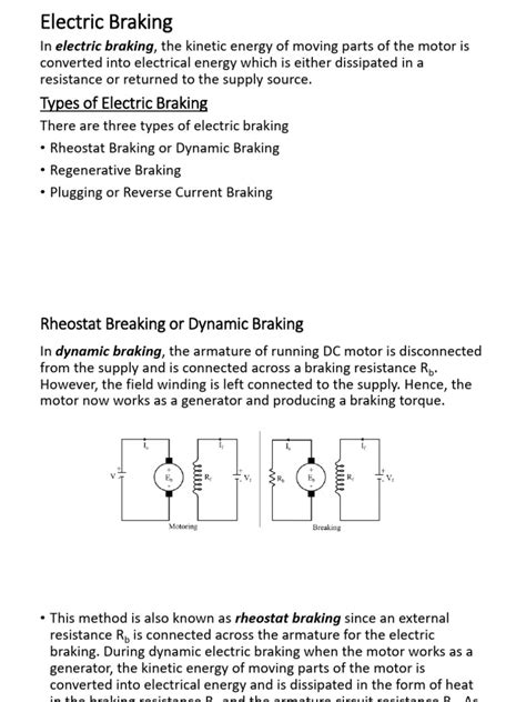 Unit4 Part 2 Pdf Electric Motor Brake