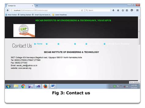The Erp System For An Institution Pptx