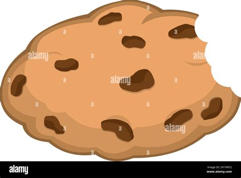 Vector Cookie Sparkle Chocolare Bite Stock Vector Image And Art Alamy