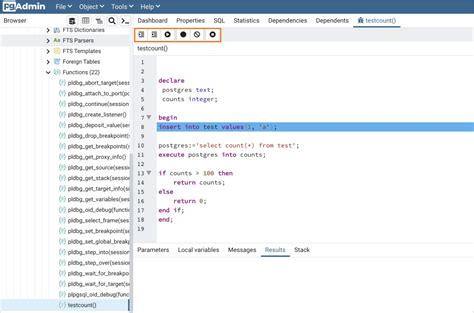 如何使用RDSPostgreSQL的pldebugger插件 ApsaraDB RDS Alibaba Cloud Documentation Center