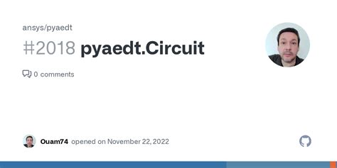 Pyaedtcircuit · Issue 2018 · Ansyspyaedt · Github