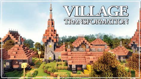 Easy Village Transformation A Minecraft Tutorial Beginner Friendly