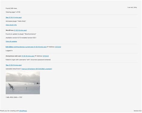 Query API Simple History