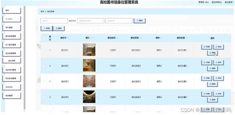 Javaphpnodejspython高校图书馆座位管理系统【2024年毕设】 Csdn博客
