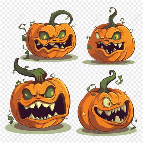 잭 오 랜턴 벡터만화상표클립 아트 Png 일러스트 무료 다운로드 Lovepik