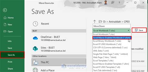 how to save macro in excel with easy steps exceldemy