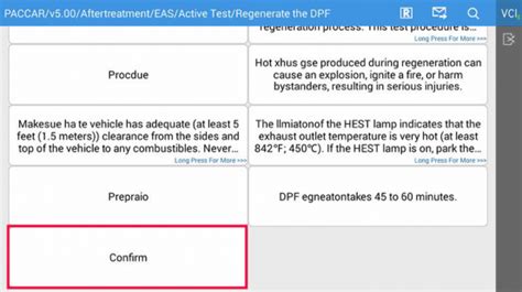 PACCAR MX DPF Regeneration FCAR Tech USA
