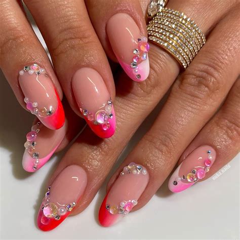25 Diamond Nail Designs For A Glamorous Mani