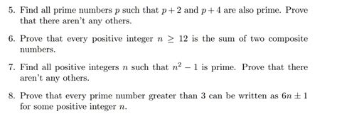 Find All Prime Numbers P Such That P And P Are Also Prime Prove That There Aren T Any