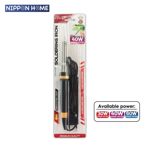 [local Seller] A Tech Premium 30w 40w And 60w Electric Soldering Iron