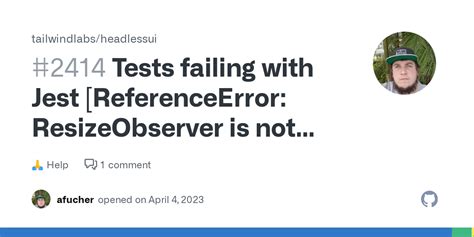 tests failing with jest [referenceerror resizeobserver is not defined