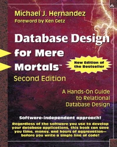 خرید و قیمت دانلود کتاب Database Design For Mere Mortals A Hands On