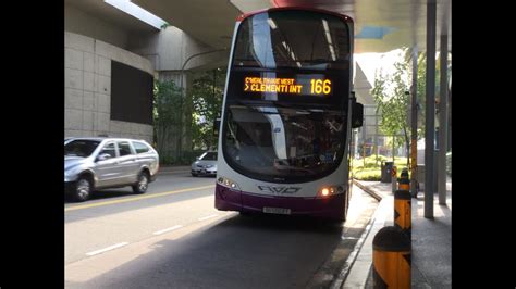 Sbst Bus Service 166 Sbs3168g Novena Stn → Boat Quay Youtube