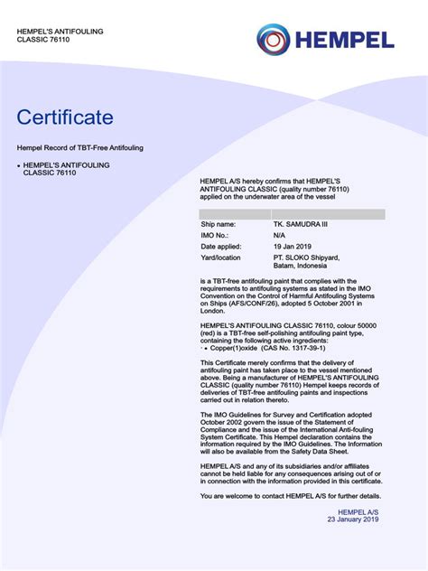 Hempel Pdf Materials