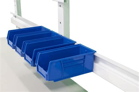 qs bin mounting rails workplace modular systems