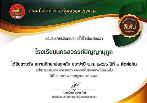 ในวันที่ 29 กันยายน พ ศ 2566 โรงเรียนนครสวรรค์ปัญญานุกูล