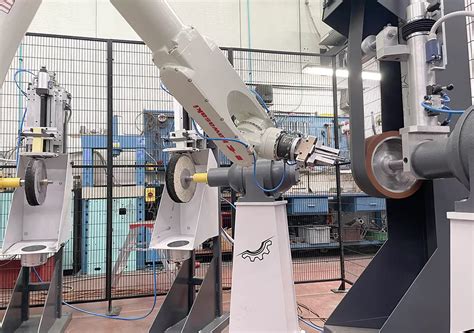 Robotic Cells For Belt Grinding And Polishing Sereni Srl