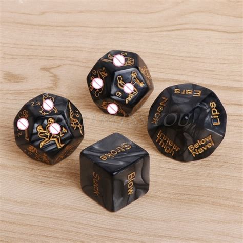 Dados sexuales acciones de caras de acrílico Sex Shop Me Prendo