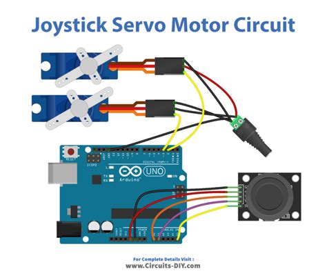 Joystick With Servo Motor Arduino Tutorial