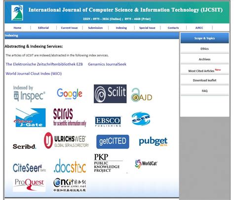 Ijcsit Journal On Linkedin Computerscienceengineering