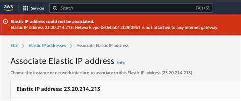 Fix Elastic IP Address Could Not Be Associated TechDirectArchive