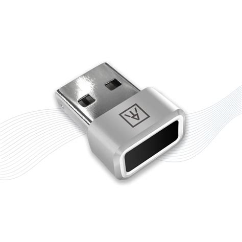 Getuscart Authentrend Atkey Hello Usb Windows Hello Fingerprint Reader For Pc Or Laptop Fido