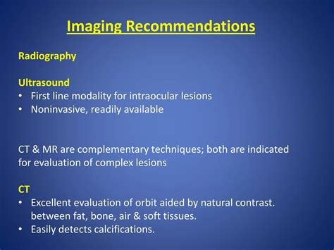 Orbit Imaging Anatomy Pptx