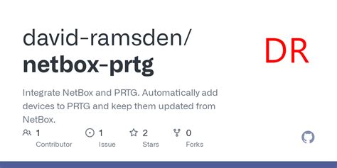 GitHub David Ramsden Netbox Prtg Integrate NetBox And PRTG Automatically Add Devices To PRTG
