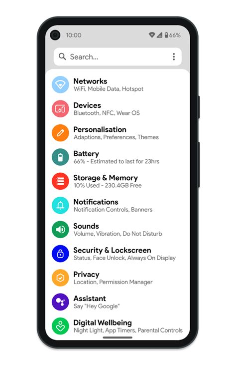 Android Settings App Redesign Concept Behance