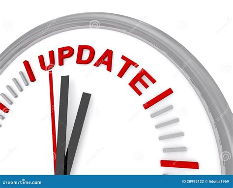 update clock stock illustration illustration of time 28995122