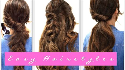 12 Amazing 4 Easy Lazy Hairstyles