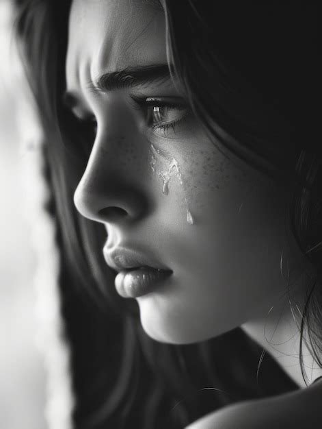 Sad Facial Expression Visual Photo Album Full Of Melancholy And Unhappy