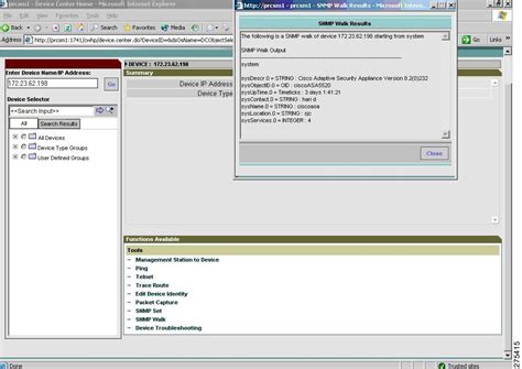 Snmp Version Tools Implementation Guide Using Network Management Tools Cisco Asa X
