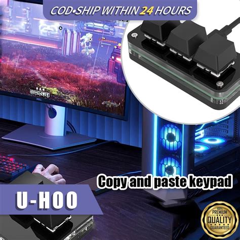 3 Keys 2 Keys Copy Paste Keyboard With Rgb Hot Swap Function 15m Cable