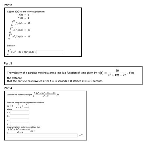 Solved Please Do Part 2 ﻿part 3 ﻿and Part 4 ﻿with Work And