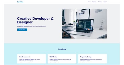 Build A Modern Portfolio Site With Tailwind Html Css Javascript Python And C