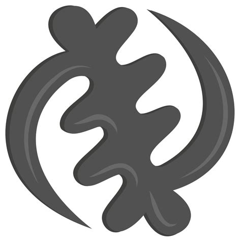 Gye Nyame Omnipotence Divine Sign Symbol Faith Icon Download On