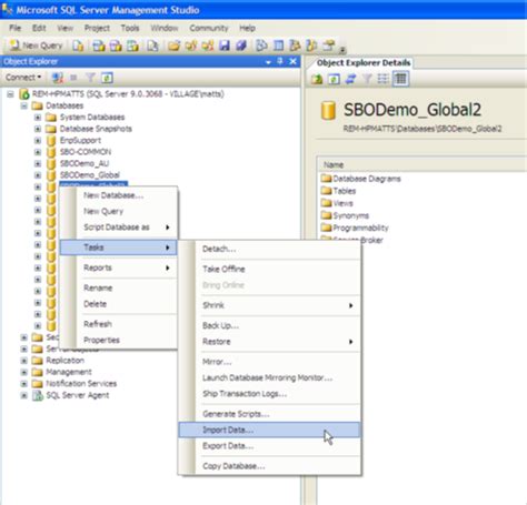 Import Job Lines With Microsoft Dts Eralis Software Inc
