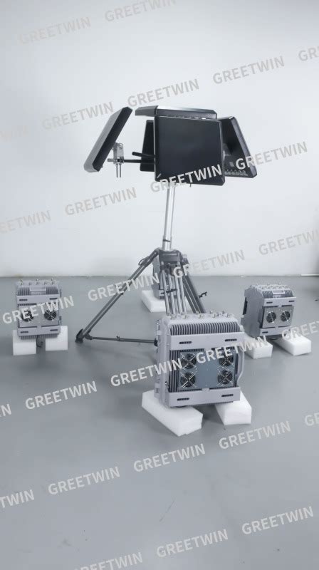 Long Range Multi Directional Precision Anti Uav Drone Jammer Outdoor Stationary Waterproof Drone