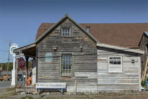Old Historic House Of The Gold Rush In Atlin British Columbia Canada