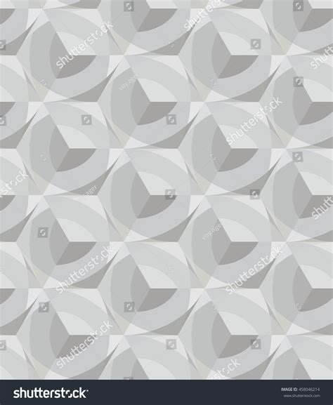 Hexagon Vector Pattern Repeating Linear Hexagon Stock Vector Royalty