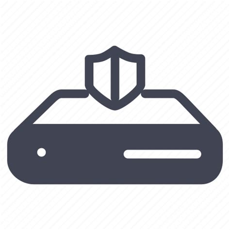 Network Safety Security Server Shield Icon