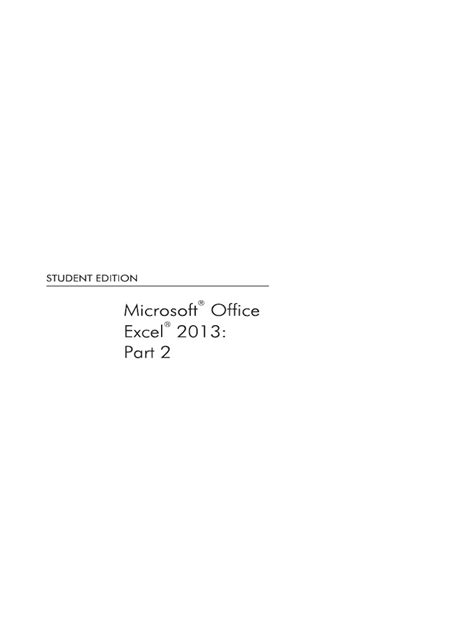 Files Excel 2013 Level 2 Cc01d6 Pdf
