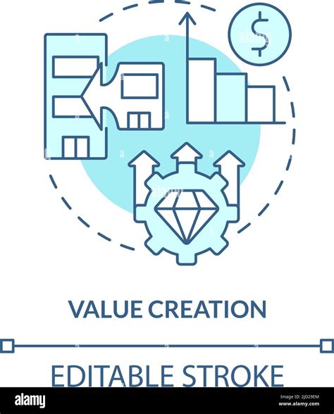 Value Creation Turquoise Concept Icon Stock Vector Image And Art Alamy