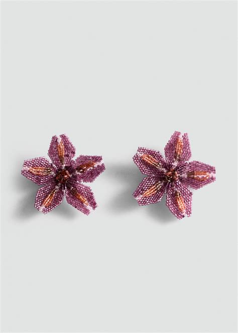 Crystal Flower Earrings