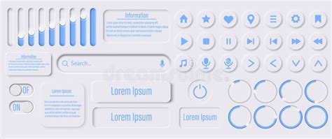 Discover Innovative Ui Elements Essential For Interactive Web And App Design Projects Stock
