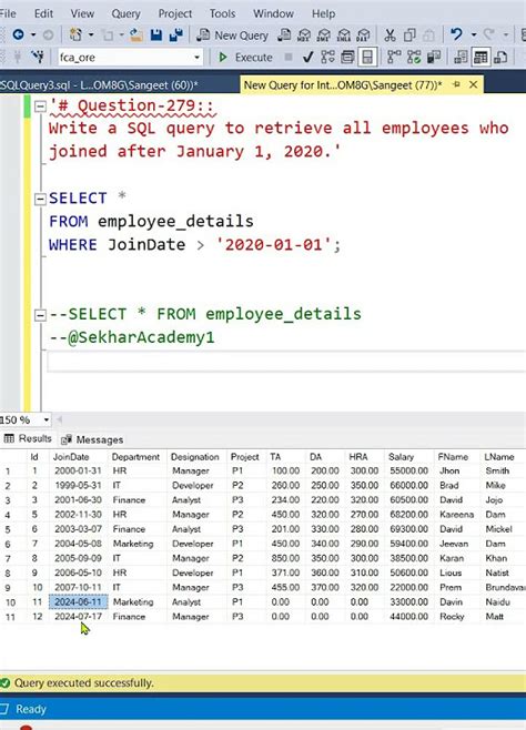 Sql Interview Question 279 Shorts Ytshorts Youtubeshorts Sql Mysql Query