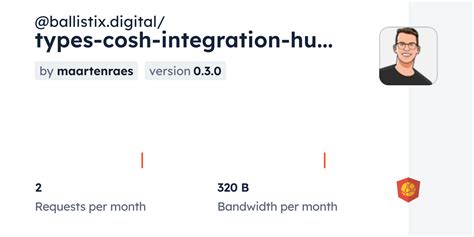 ballistix digital types cosh integration hub react cdn by jsdelivr a