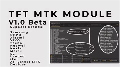 TFT MTK Module V1 0 Beta MTK Free Tool
